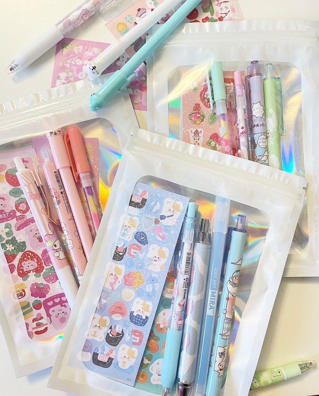 Kawaii Mystery Pen Bag | Pen & Sticker Grab Bag | Surprise Bag | Lucky ...