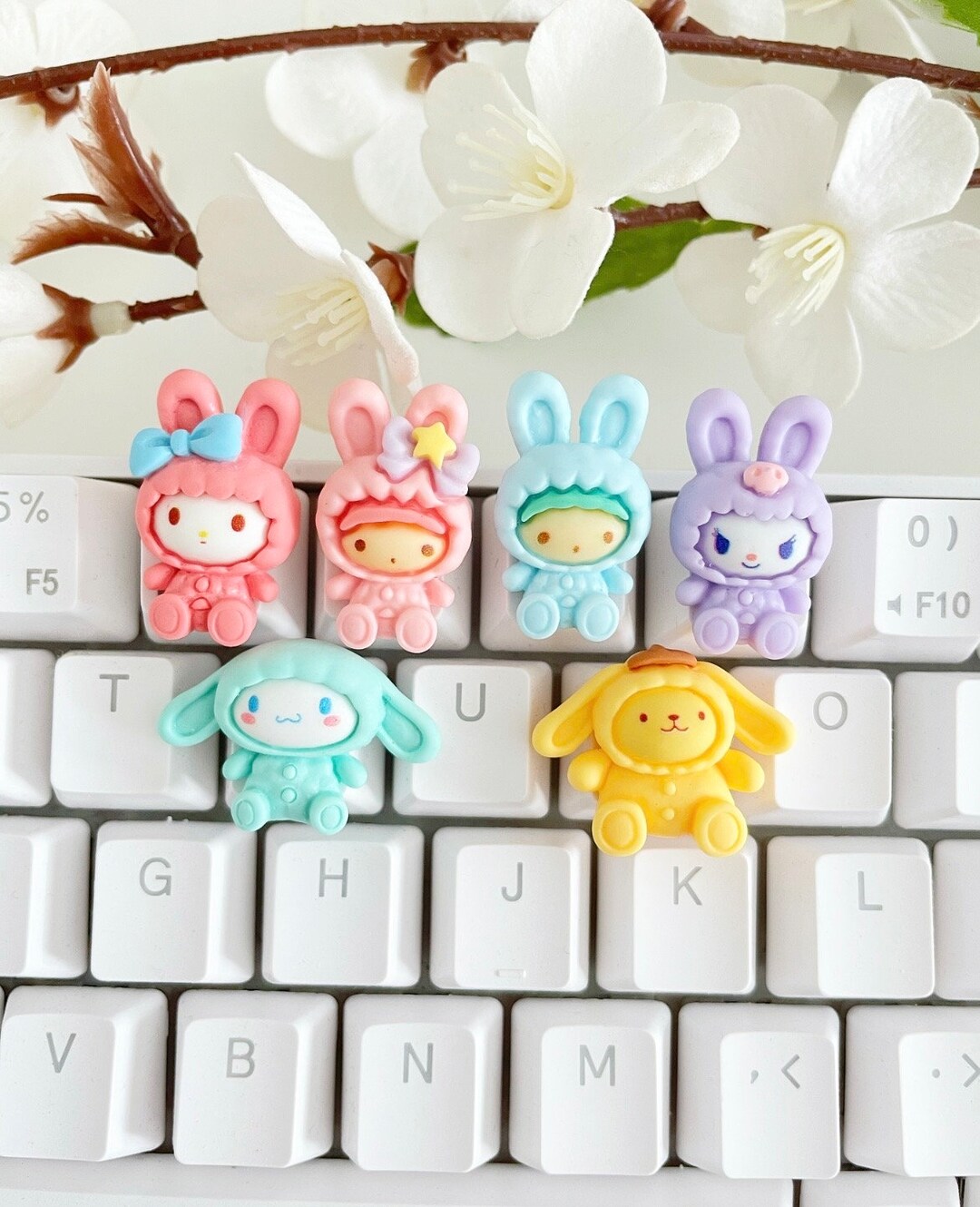 3D Cartoon Keycap | Kawaii Keycaps | Mechanical Keyboard | Kawaii ...