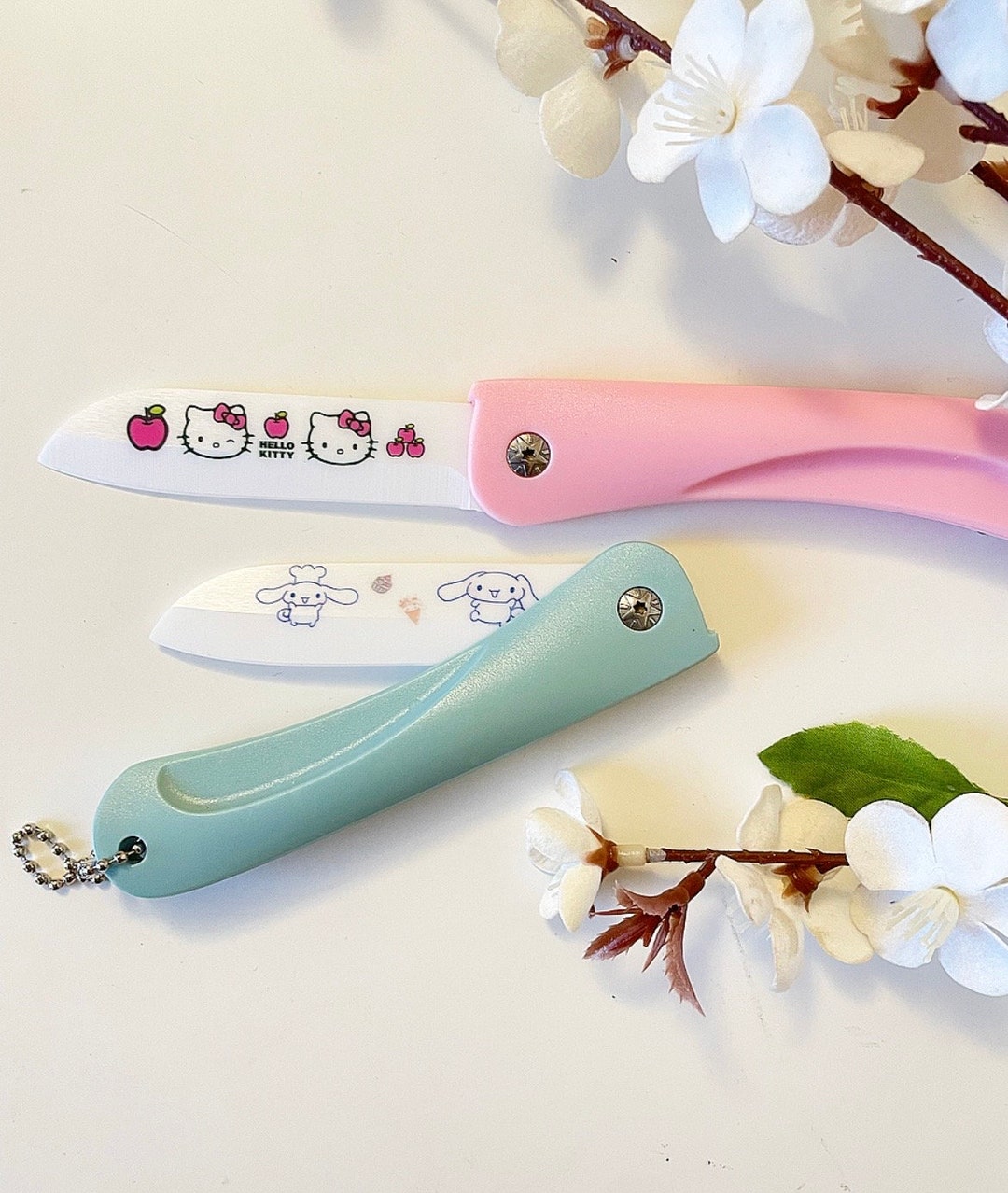 Kawaii Box Cutter Knife Pink Folding Knife Kawaii Pocket Knife Cute ...