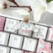 Cartoon Keycap Kawaii Mechanical Keyboard Pink Keycap 3D Keycaps Pink ...