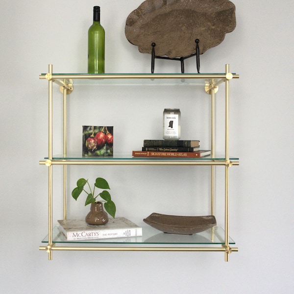 Brass Shelving - Etsy