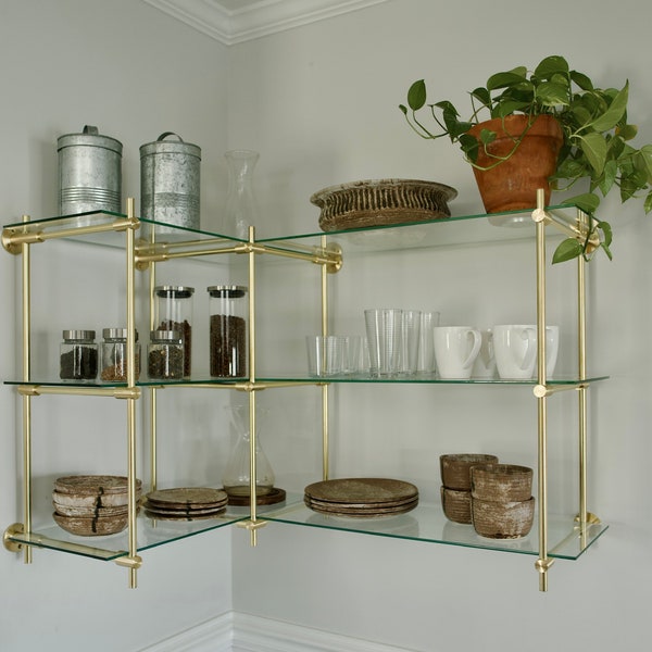 Brass Shelving - Etsy