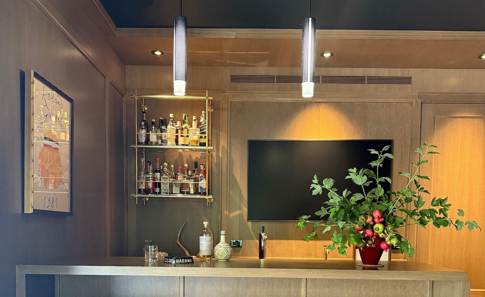 Solid Brass Bar Shelf System With Tipping Rail - Custom Sizes - Etsy