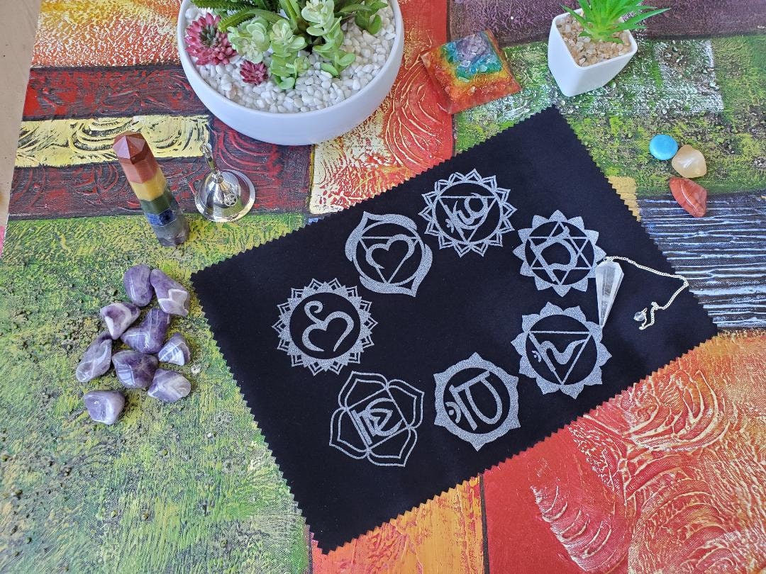 Velvet Pendulum Altar Mat for Understanding Movements, Dowsing ...