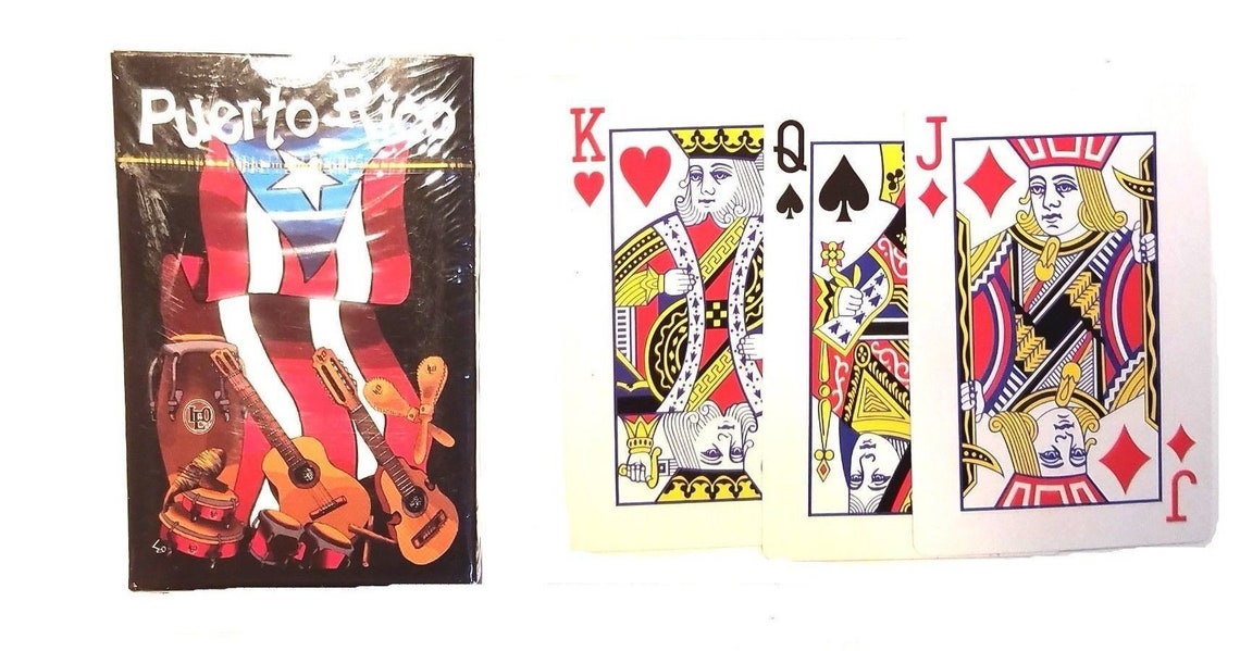 Lot of 2 Puerto Rico Rican Poker Musical Instrument Paranda Naipes ...