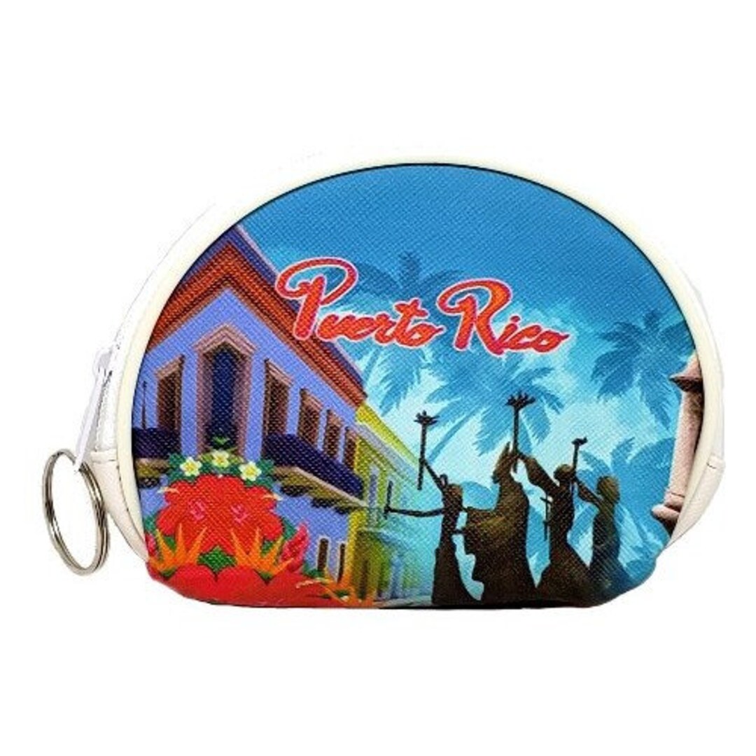 Puerto Rico Old San Juan & King Coin Purse Rican Souvenirs Boricua ...