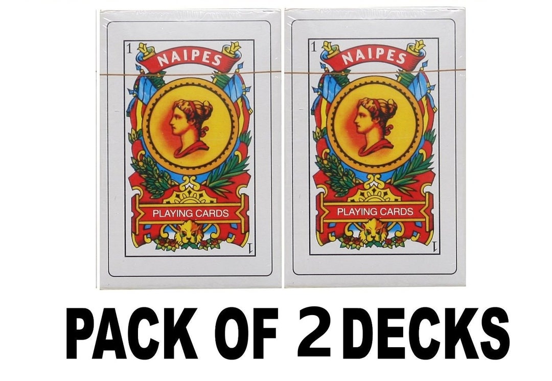 Lot of 2 Puerto Rico Rican Briscas Espanola Barajas Playing Cards Deck ...
