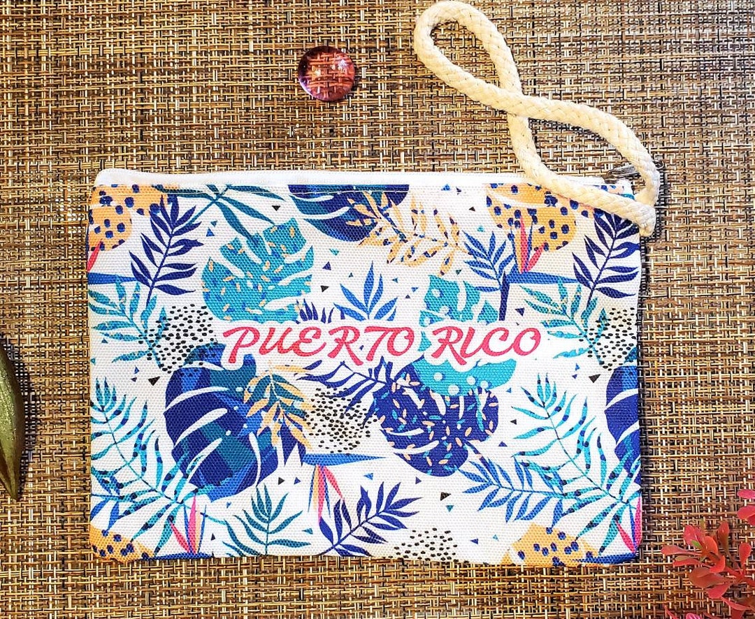Puerto Rico Rican Cosmetic Purse Bag Rican Souvenirs Boricua Bolsa Para ...