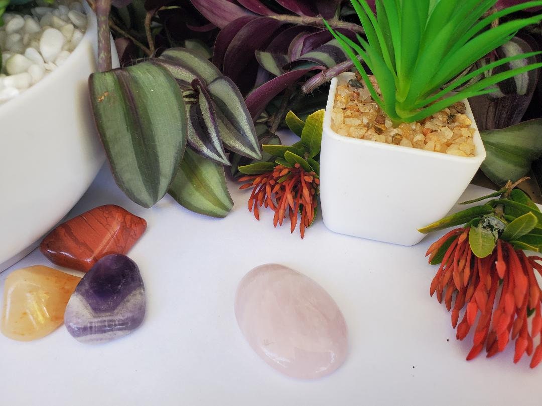Worry Stone - Anti-anxiety - Self Care Rubbing Stone - Rose Quartz - Etsy