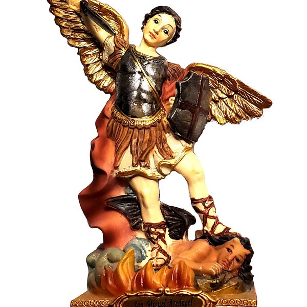 San Miguel Arcangel Statue - Etsy