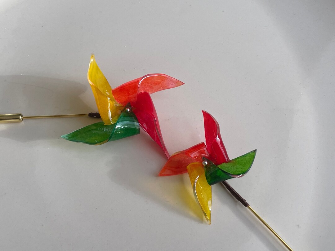 Rainbow Spinning Windmill Pin Brooch for Women, Handmade Gift, Pin ...