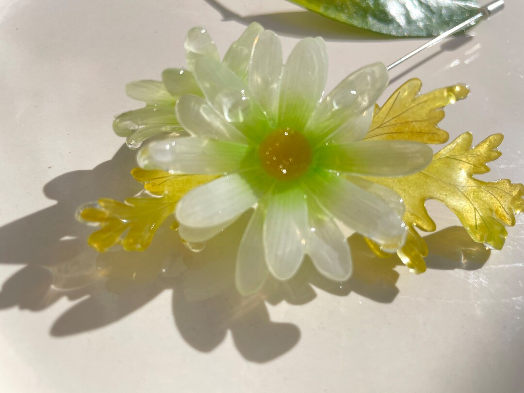 Wild Daisy Flower Brooch for Women, Daisy Jewelry, Brooch, White Brooch ...