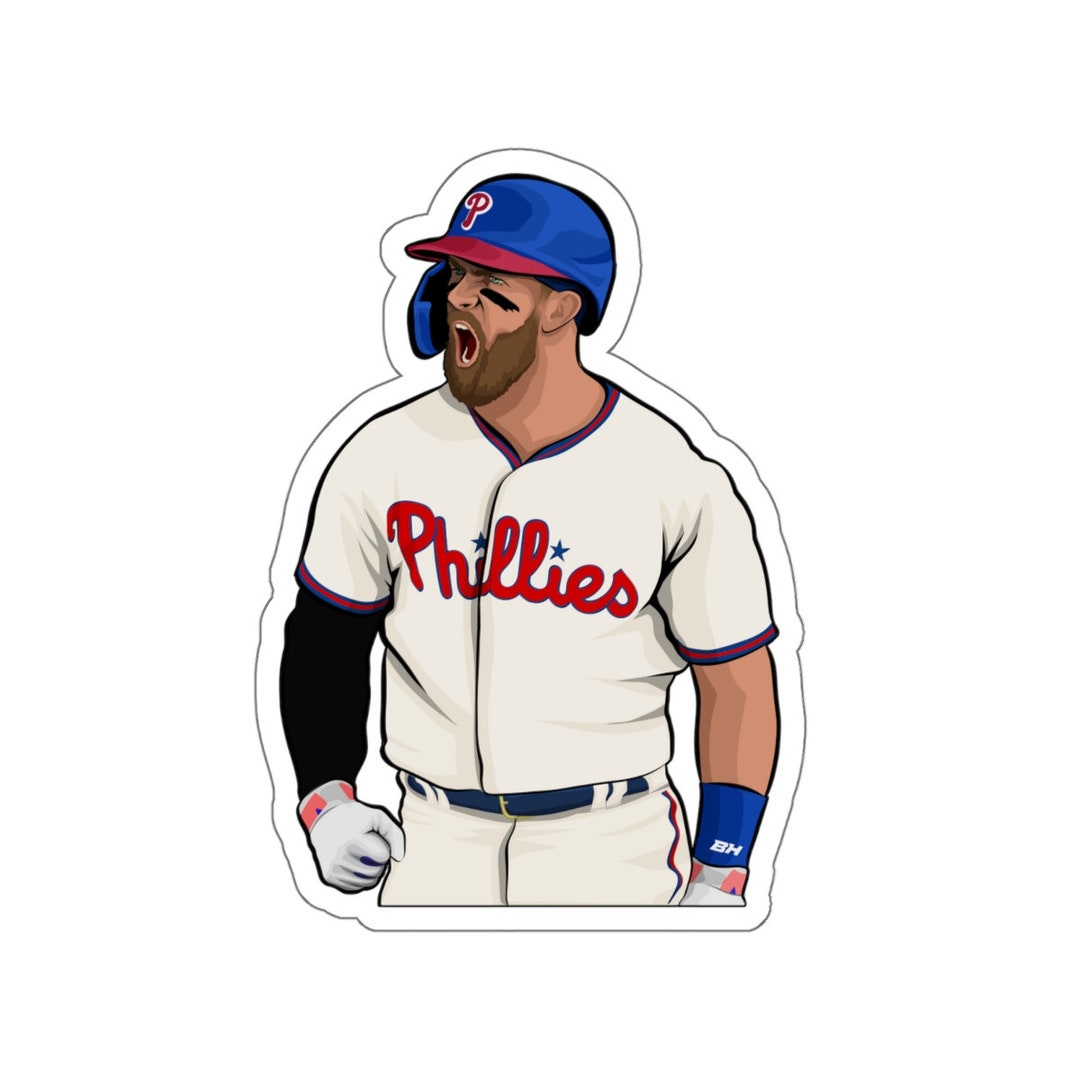 Bryce Harper, Philadelphia Phillies, MLB Sticker - Etsy
