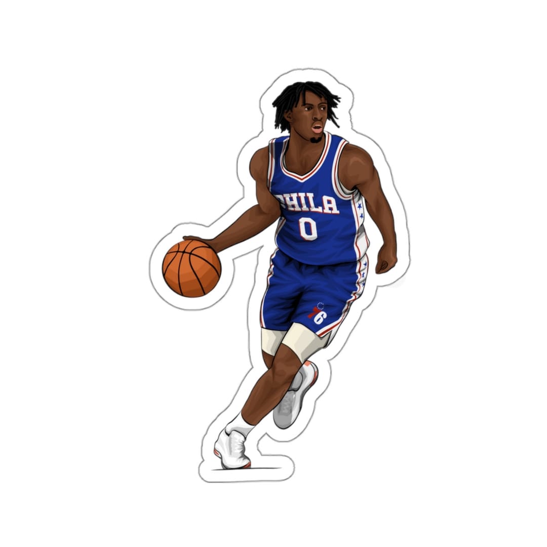 Tyrese Maxey, Philadelphia 76ers, Sixers Sticker - Etsy