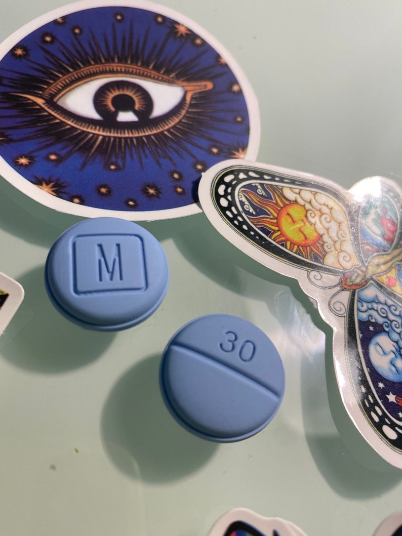 PERC M30 Blue Tablet Croc Charm SET Front/back - Etsy