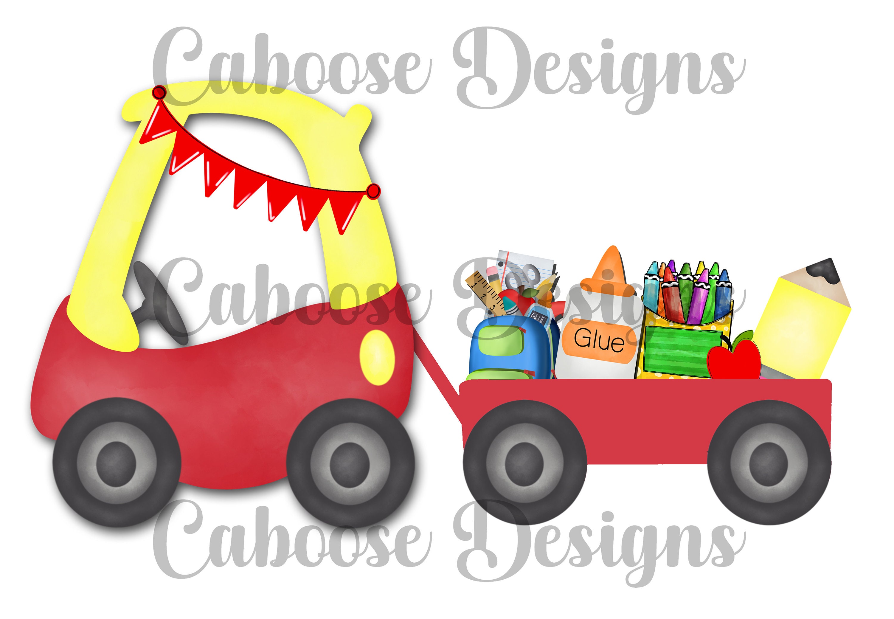 School Boy Toy Car Digital Design Png Jpeg - Etsy