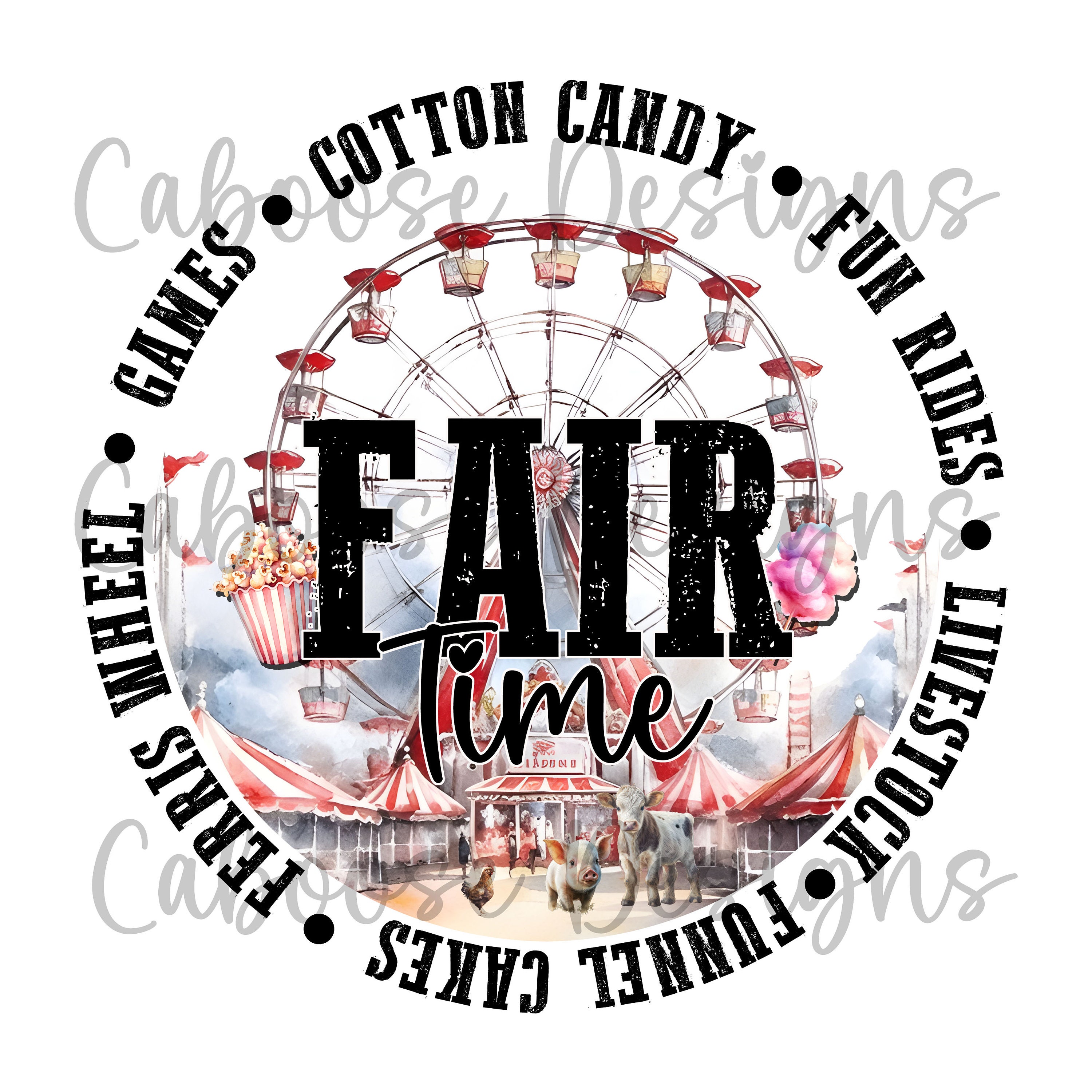 Fair Time Digital Design Png Jpeg - Etsy