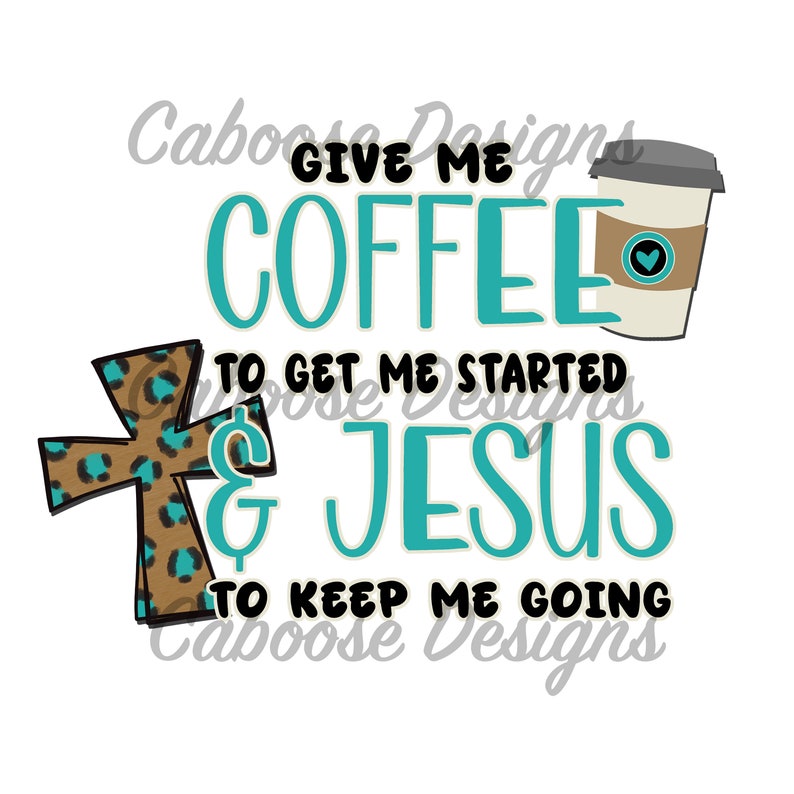 Jesús y el café Diseño digital png jpeg - Etsy España