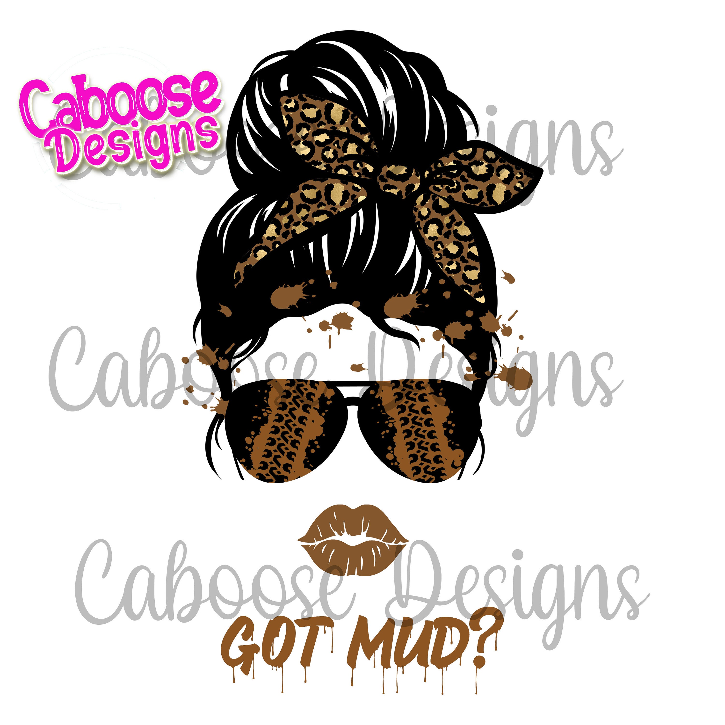 Got Mud Messy Bun Digital Design Png Jpeg - Etsy