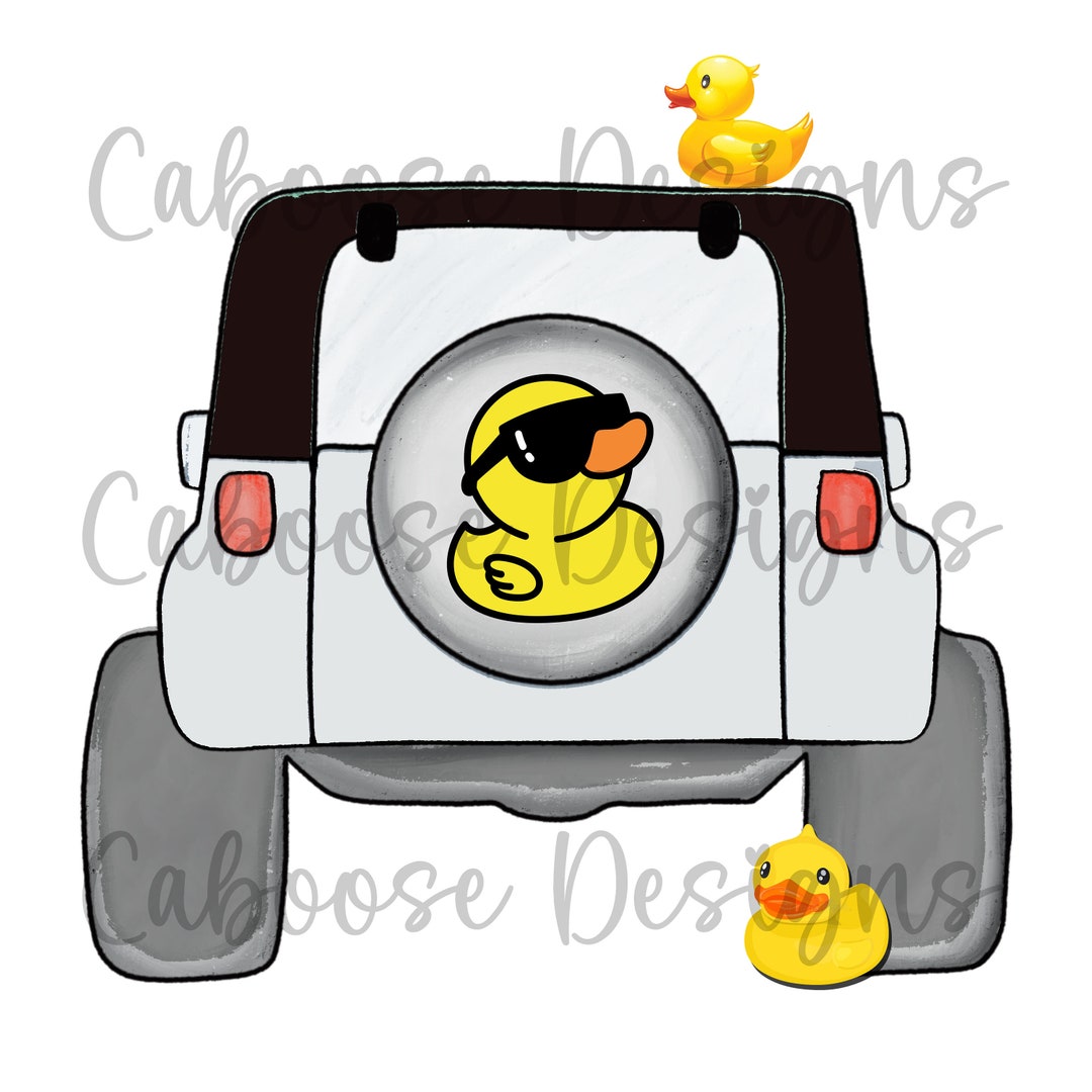 Duck Digital Design Png Jpeg - Etsy
