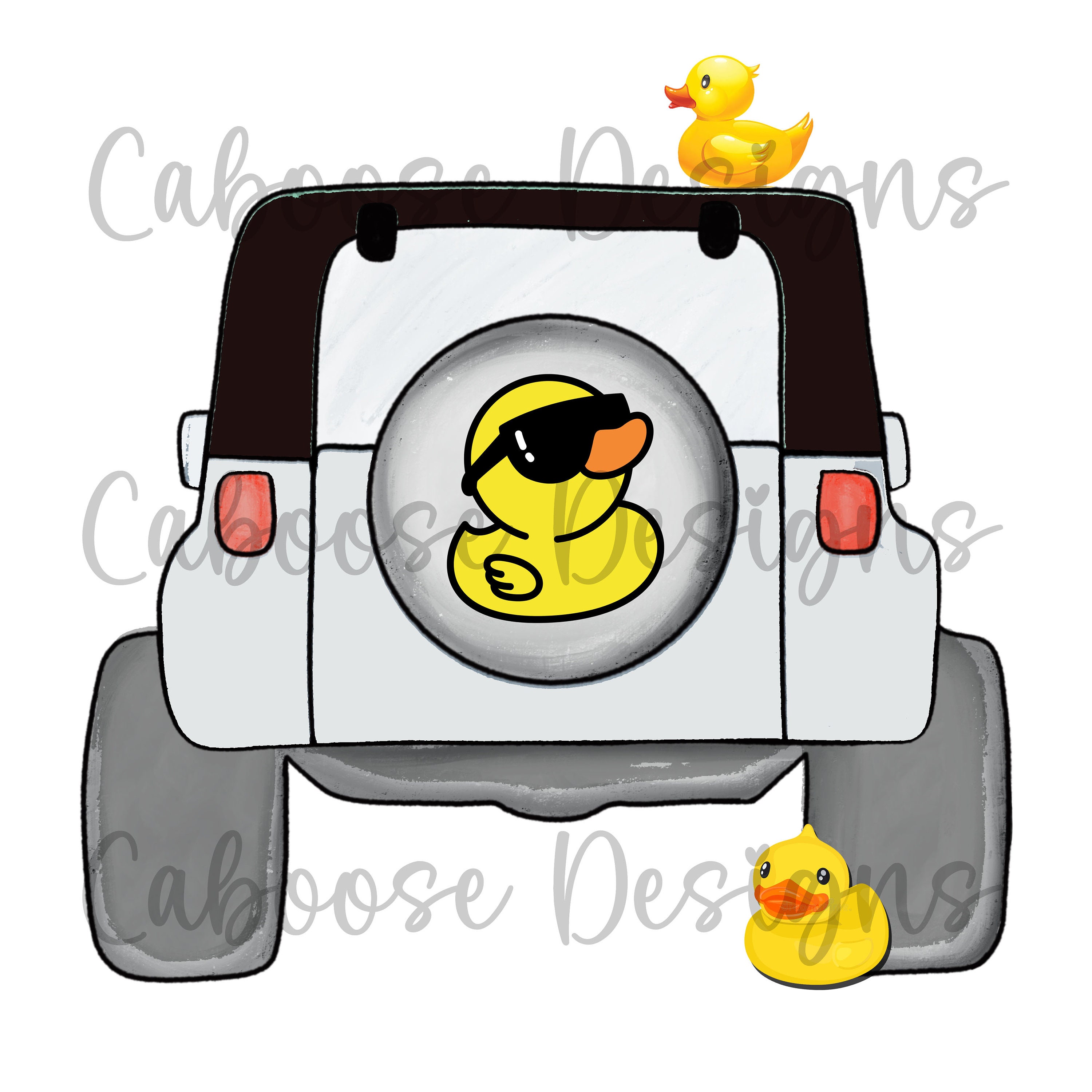 Duck Digital Design Png Jpeg - Etsy