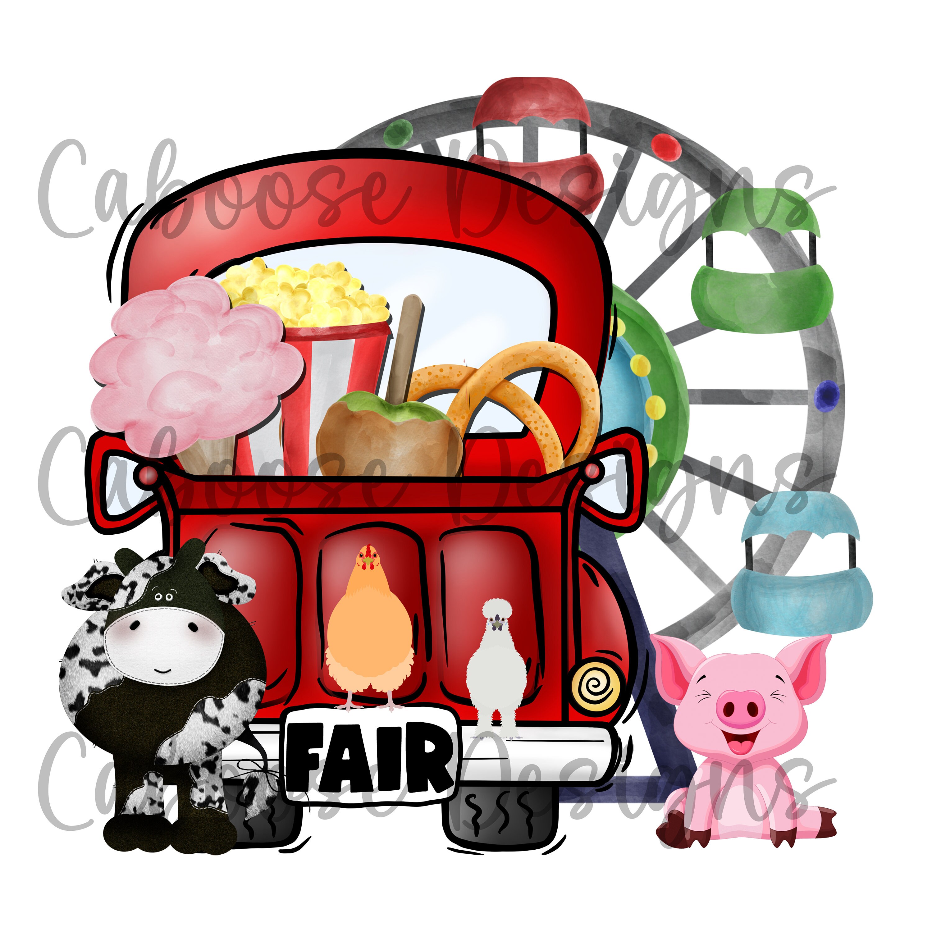 Fair Truck Digital Design Png Jpeg - Etsy