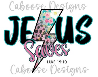 Jesus Saves Digital Files for Crafting: Svg, Png, Eps, Pdf, Dxf ...