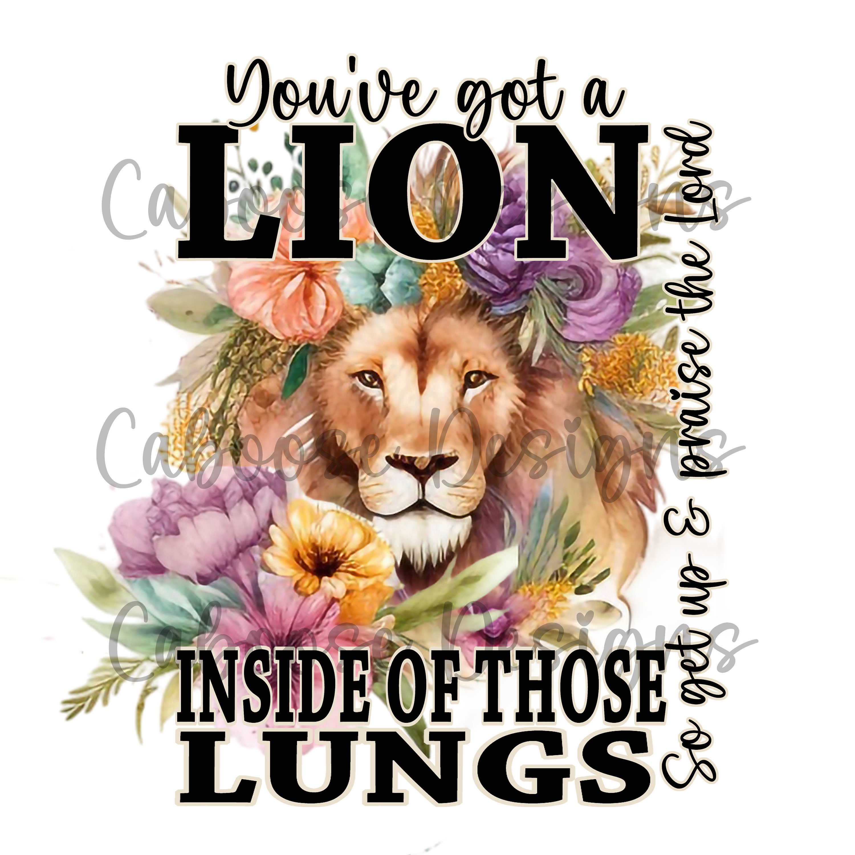 Lion Inside Those Lungs Digital Design Png Jpeg - Etsy
