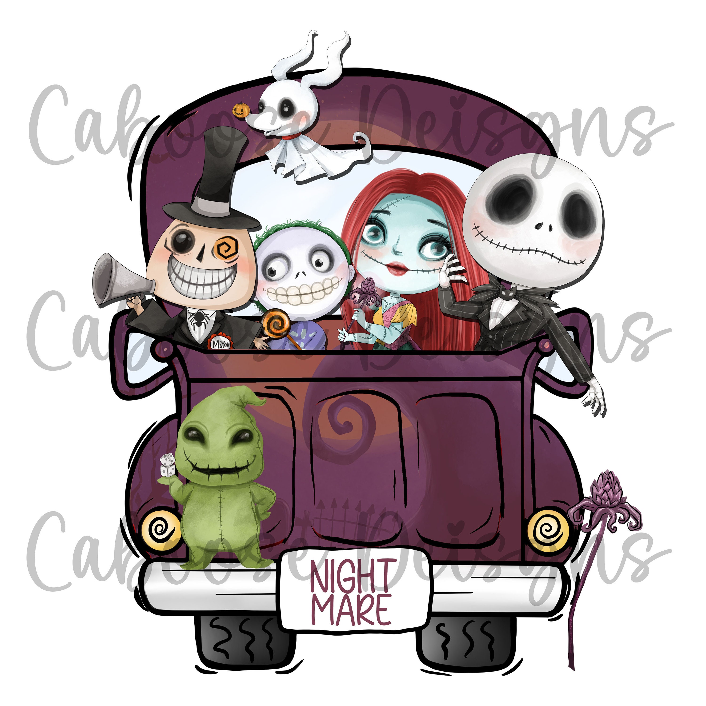 Nightmare Truck Digital Design Png Jpeg - Etsy