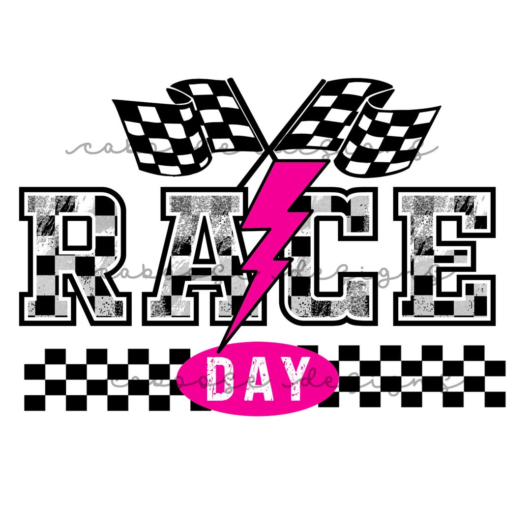 Race Day Digital Design Png Jpg - Etsy