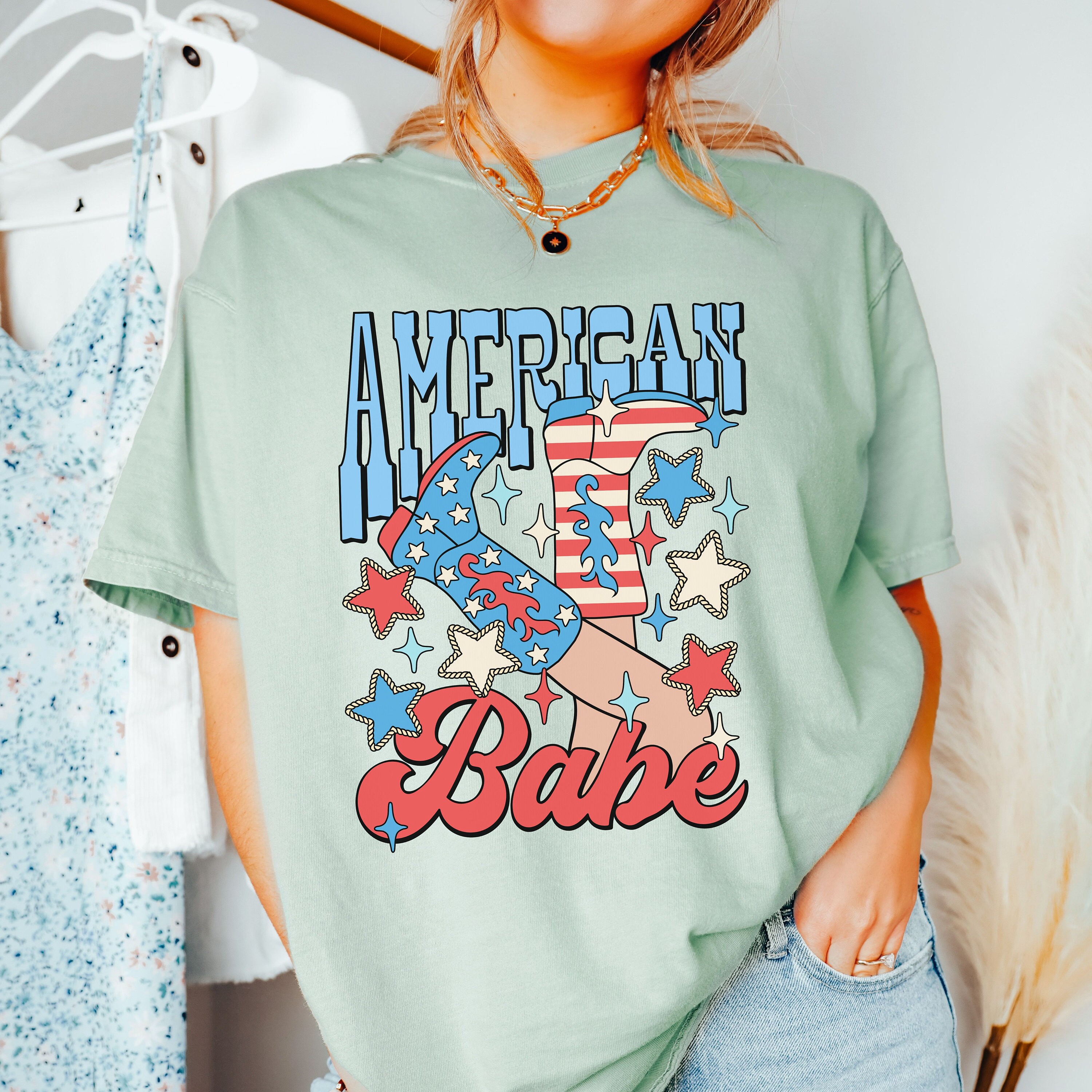 Fourth of July Western Shirtcute Comfort Colors Western Shirtcowgirl T ...