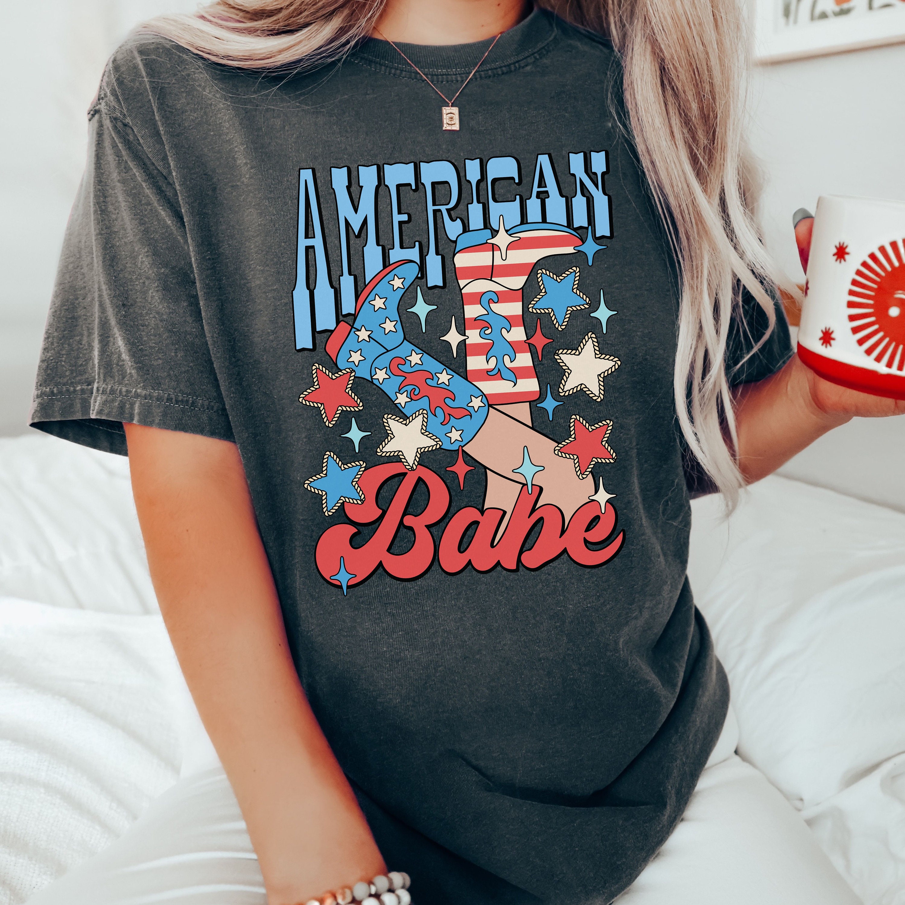 Fourth of July Western Shirtcute Comfort Colors Western Shirtcowgirl T ...