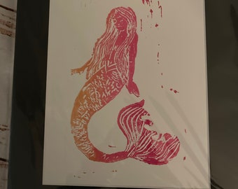 Aries Zodiac Sign Linoleum Block Print 9x12 Wall Art - Etsy