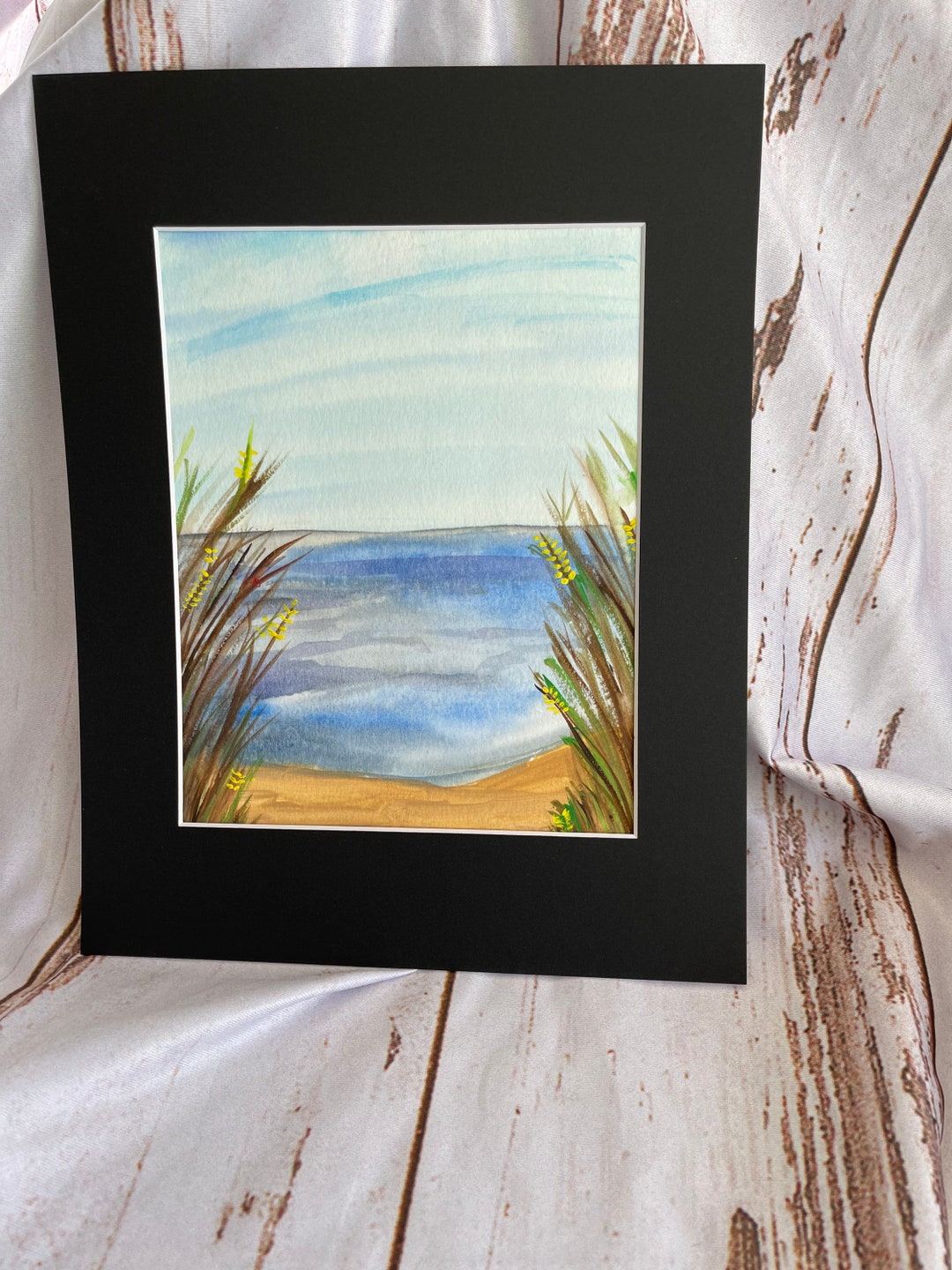 Beach Watercolor - Etsy