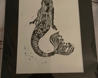 Thai Ginger, Limited Edition Linoleum Block Print, Printed and Signed ...