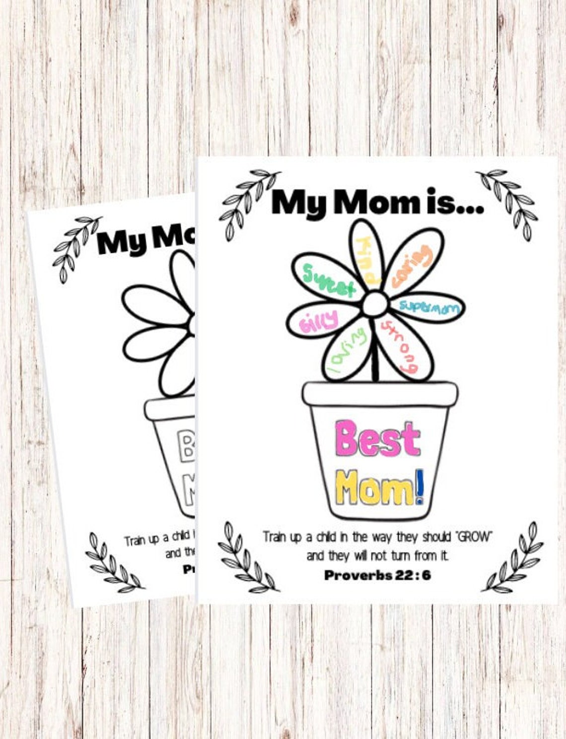 Mother's Day Craft, Christian Mother's Day Craft, Sunday School ...