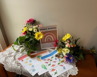 Summer BBQ Learning Pack, Summer Preschool Pack, Summer Learning Pack ...