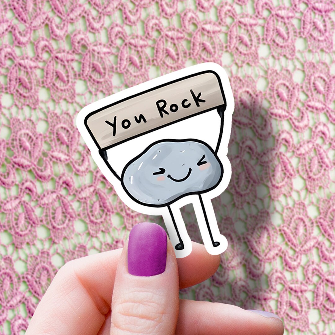 You Rock Sticker Motivational Laptop Decal Inspirational Quote Sticker ...