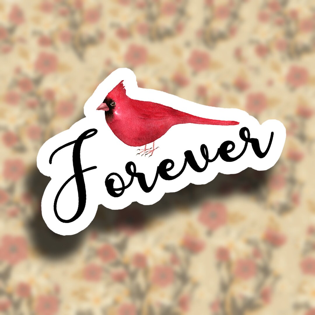 Handmade Signature Cardinal and Hearts Forever Remembrance Cardinal ...