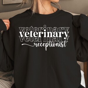 Veterinary Receptionist Svg, Vet Front Desk Svg, Vet Secretary Design ...