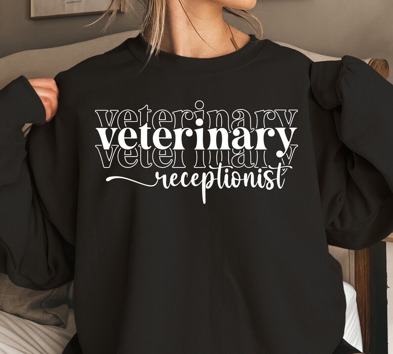 Veterinary Receptionist Svg, Vet Front Desk Svg, Vet Secretary Design ...