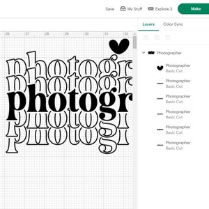 Photographer Svg, Photography Svg, Retro Groovy Stacked ...