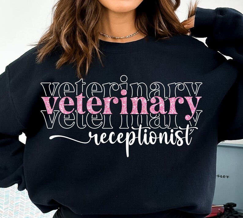 Veterinary Receptionist Svg, Vet Front Desk Svg, Vet Secretary Design ...