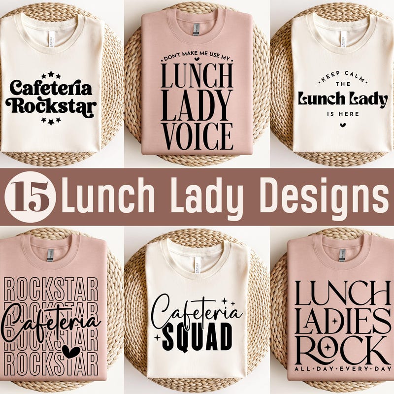 Lunch Lady Svg - Etsy