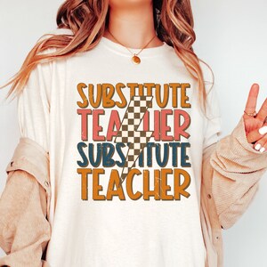 Substitute Teacher Png, Sub Teacher Sublimation Designs, Back to School ...