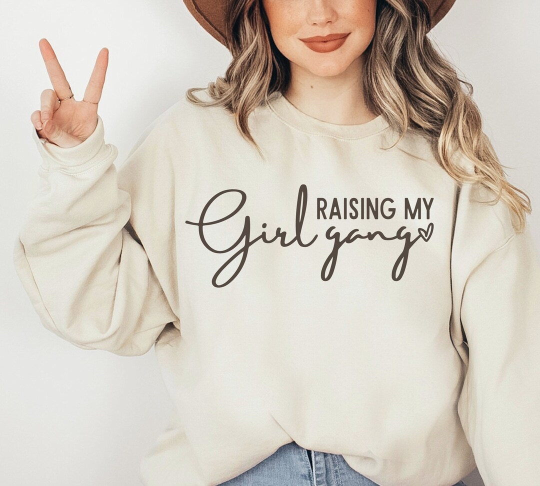 Raising My Girl Gang Svg, Girl Mama Svg, Mom of Girls Svg Png Design ...