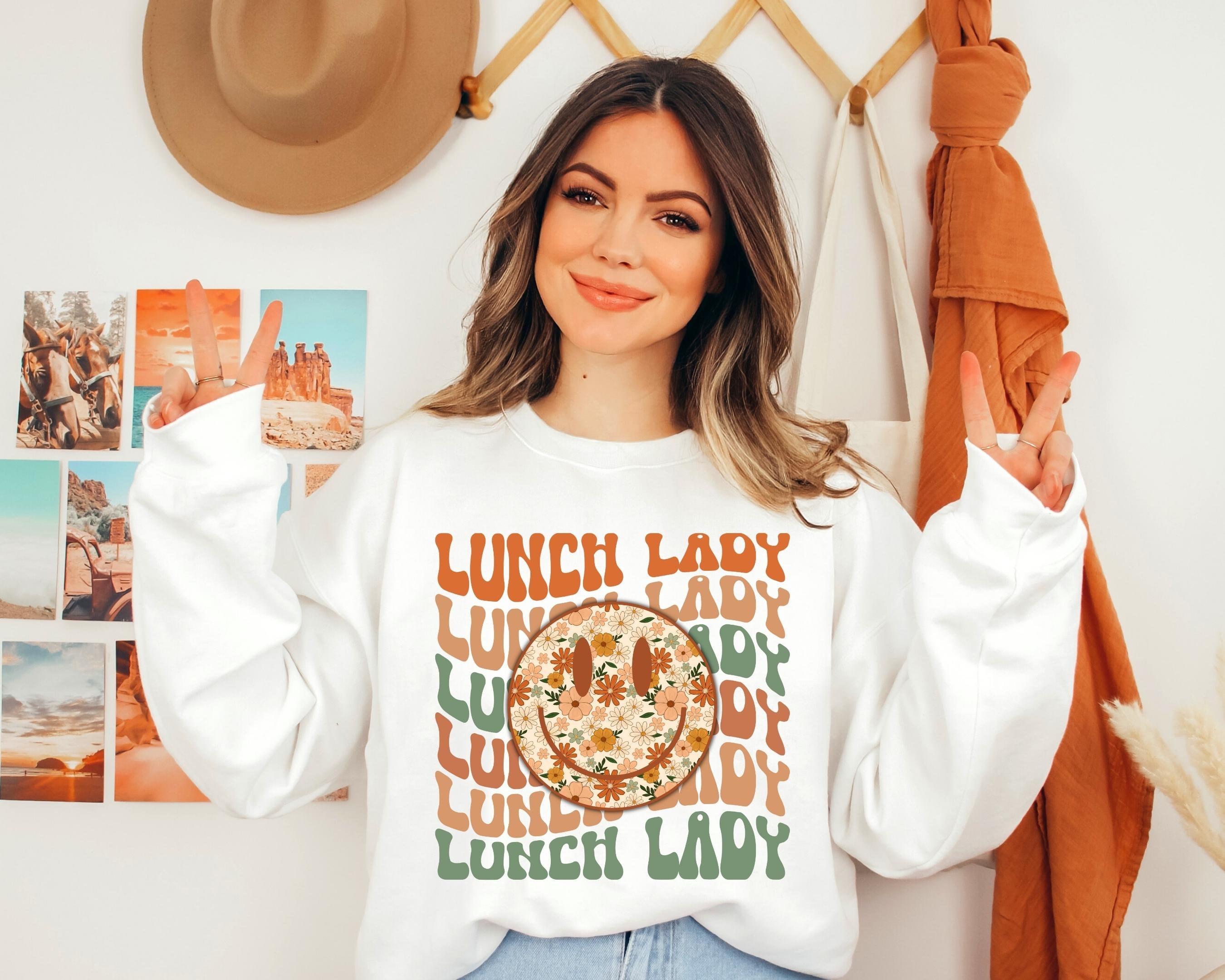 Lunch Lady Png Lunch Lady Sublimation Designs Retro Groovy - Etsy