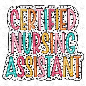 Cna Png, Certified Nursing Assistant Sublimation Designs, Dalmatian ...