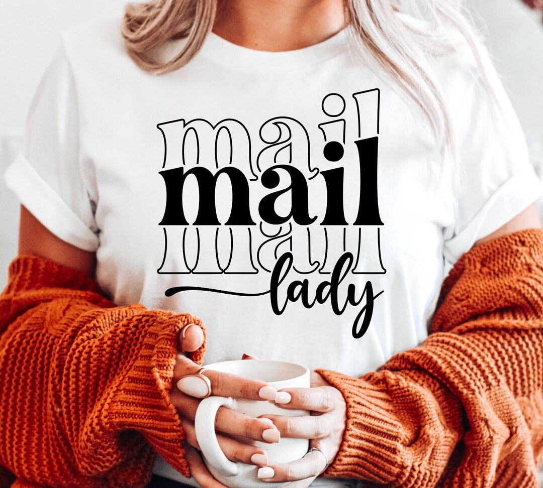 Mail Lady Svg, Postal Worker Svg, Mail Carrier Svg, Postal Service Svg ...