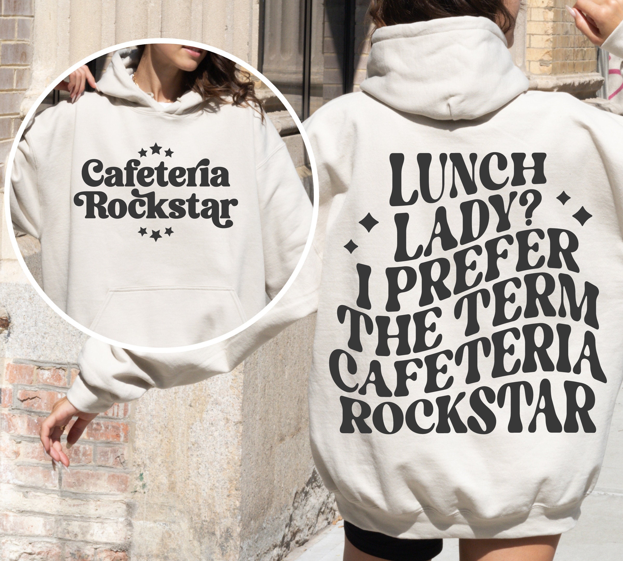 Lunch Lady Svg, Cafeteria Worker Svg, Cafeteria Rockstar Svg, Front and ...